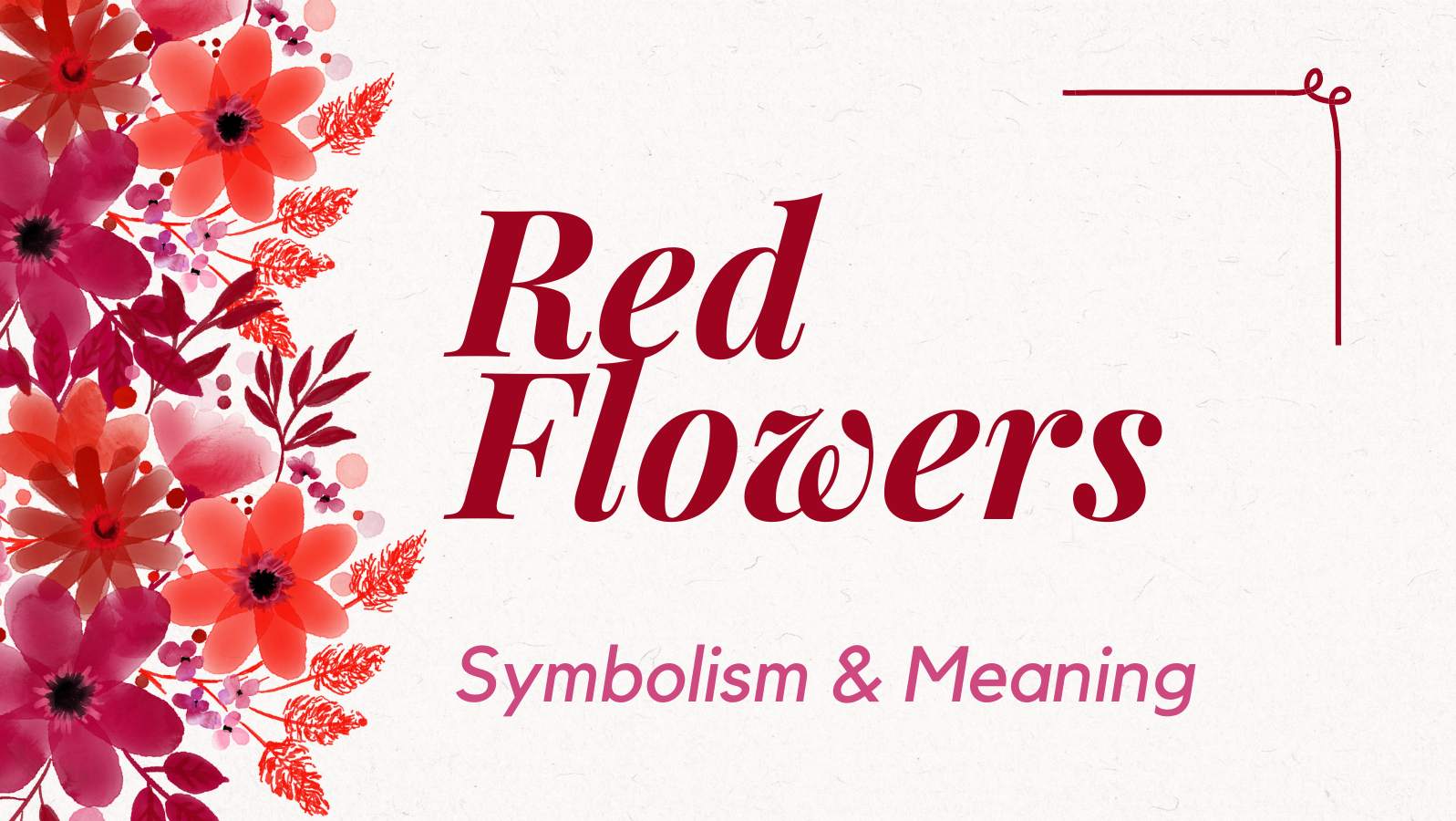 Explore Red Flower Symbolism & Meaning with Lily's Florist