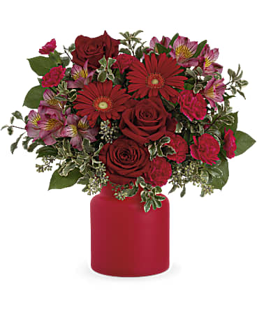 Enchanted Red Bouquet - by Lily's Florist